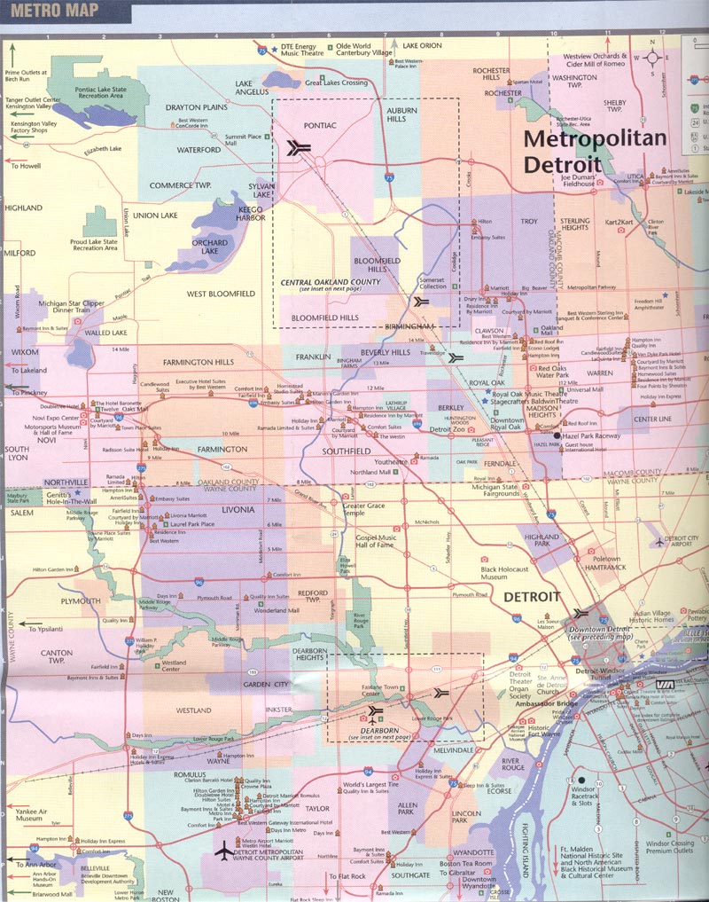 Section Map With Counties And Cities Metro Area Aging And Still At It: